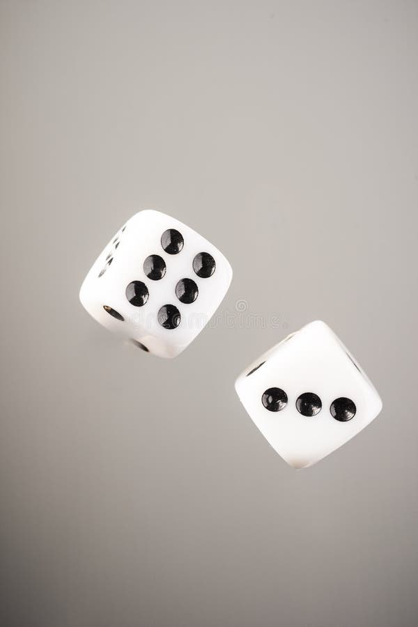 Floating dice stock image. Image of business, lucky - 189451685
