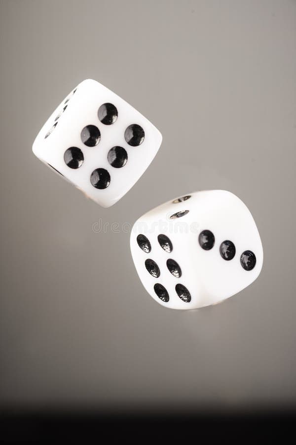 Floating dice stock photo. Image of chance, cardboard - 189451700