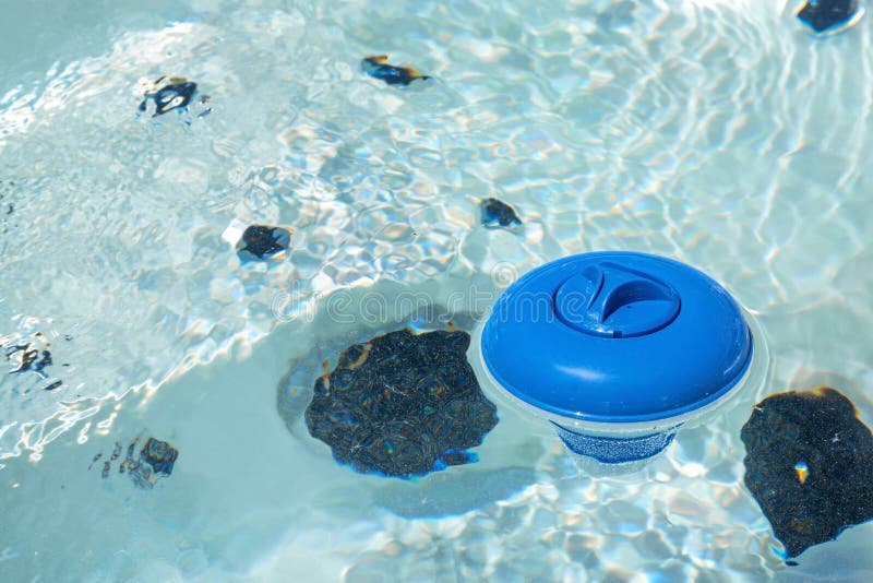 Floating Diffuser for Therapeutic or Recreational Spa Stock Image ...