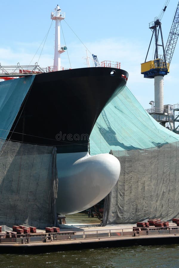 Floating dock stock image. Image of vessel, shipping, maintenance - 1046739