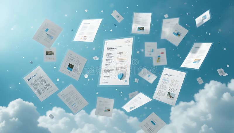 Multiple Floating Papers Stock Photos - Free & Royalty-Free Stock ...