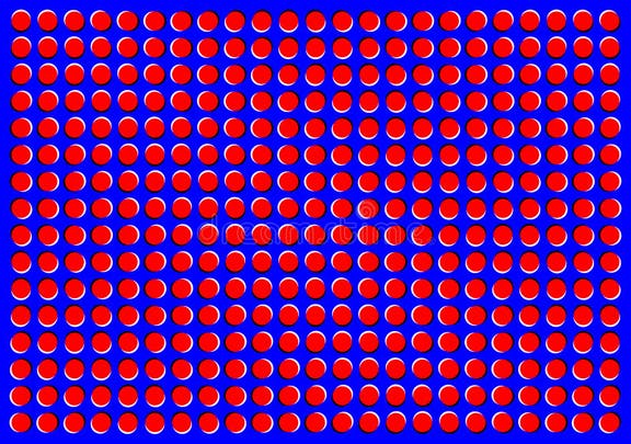 Floating Dots Peripheral Drift Illusion Stock Vector - Illustration of ...