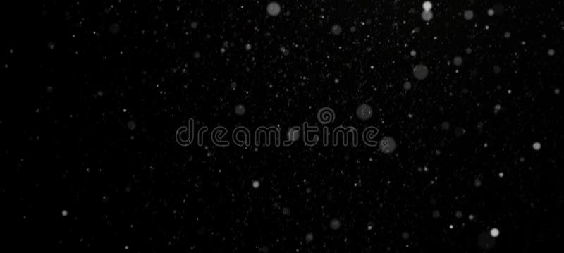 Tiny Floating Dust Particles in Dark Space, Soft Glowing Specks with ...