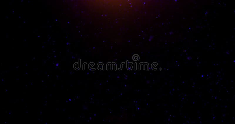 Floating Dust Particles with Flare on Dark Backlight Background. 3d ...