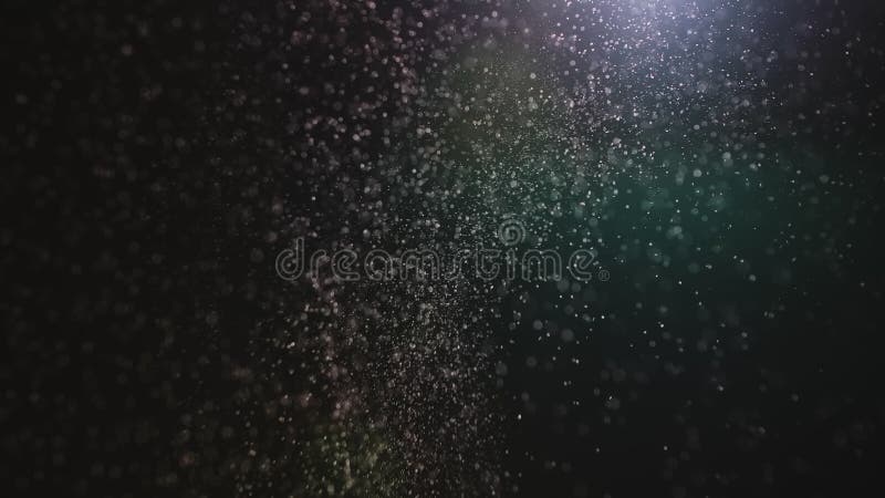 Floating Dust Particles Shimmering in the Rays of Studio Light on a ...