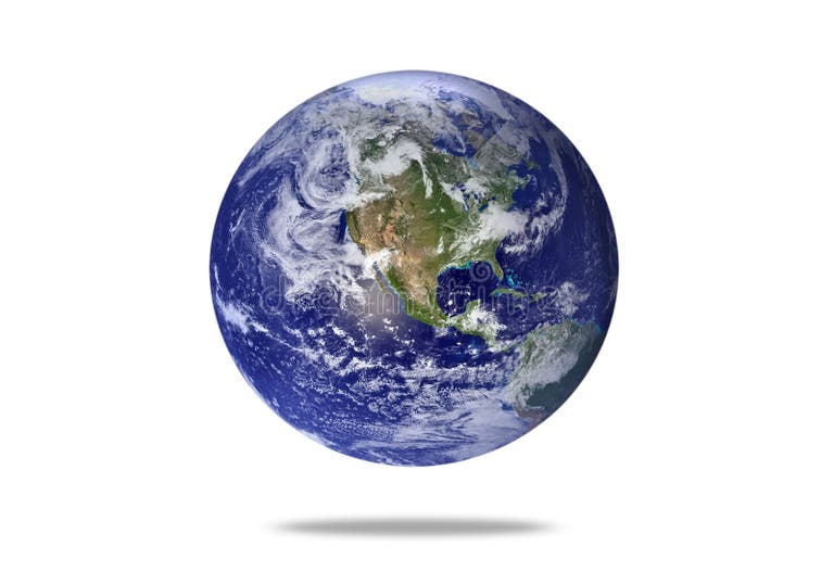 Planet Earth Globe Floating Blue Ocean Stock Illustrations – 662 Planet ...