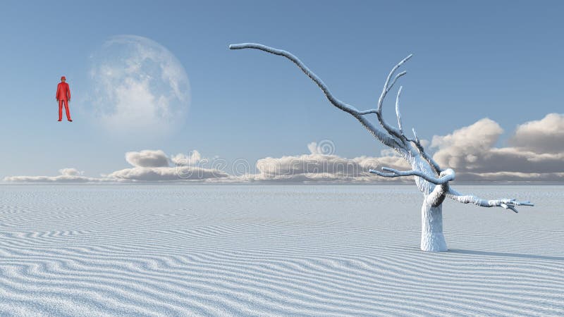 Floating Figure stock illustration. Illustration of natural - 67078313