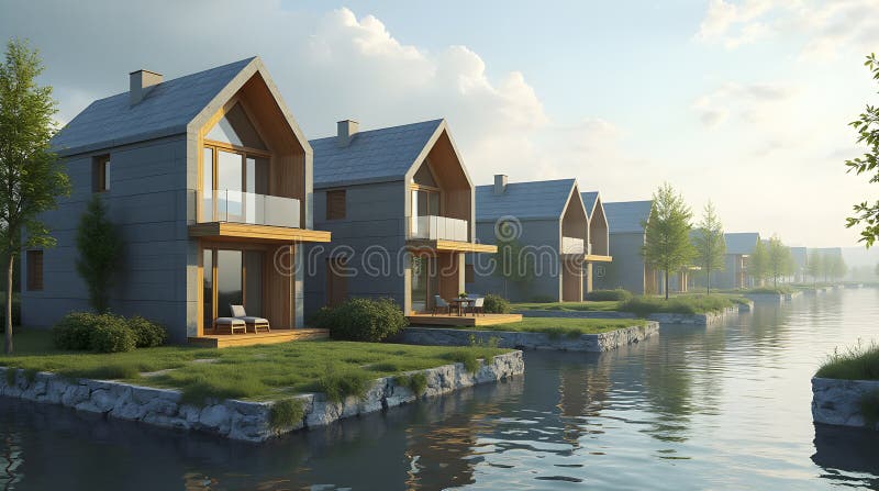Floating Flood Resistant Neighborhoods Stock Photos - Free & Royalty ...