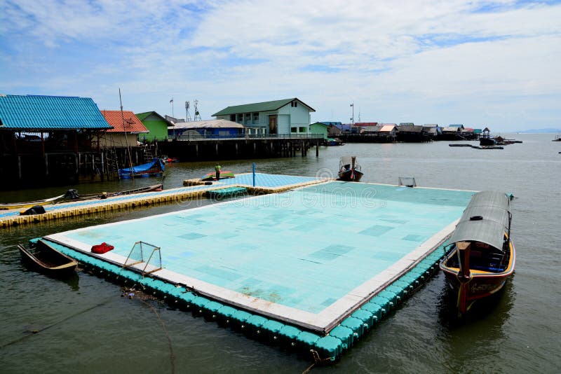 Floating Football Field on the Panyee Island Editorial Stock Photo ...
