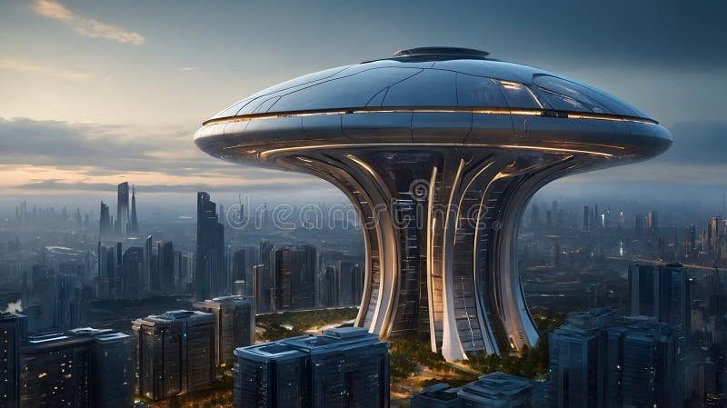 High-Tech Floating Building Using Anti-Gravity Technology with ...