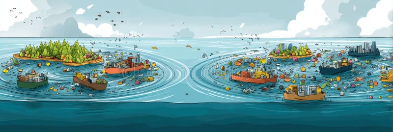 Floating Garbage Islands in the Ocean Highlight the Growing Pollution ...