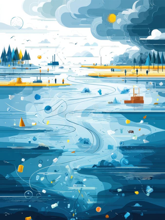 Floating Garbage Islands Pollute Oceans and Harm Marine Life with Clear ...