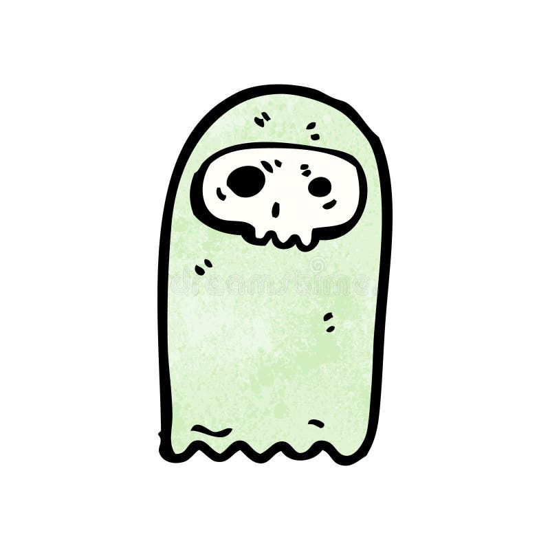 Floating ghost cartoon stock vector. Illustration of cute - 38059284