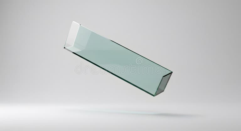Floating Glass Rectangular Prism: a Study in Minimalist Design and ...