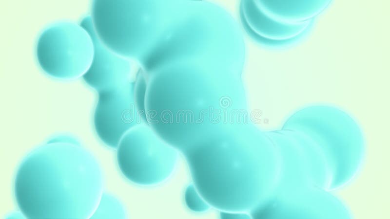 Floating Glowing Pink Drops of Liquid, Abstract Wavy Background Stock ...