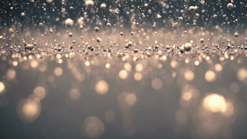 Floating Grey Particles on Abstract Background with Loop Stock Video ...