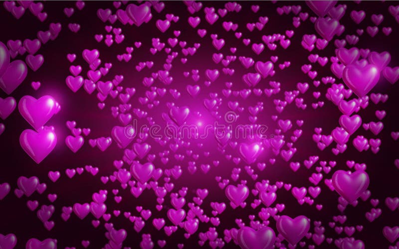 Floating Hearts stock illustration. Illustration of holiday - 64502255