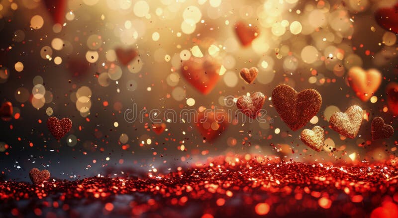 Floating Hearts stock image. Image of shaped, heart - 314707747