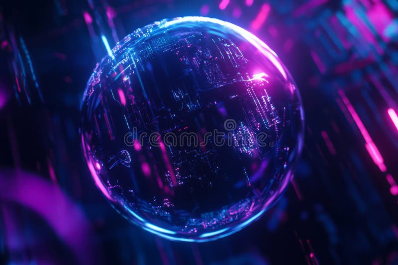 A Floating Holographic Data Sphere, Composed of Interconnected ...