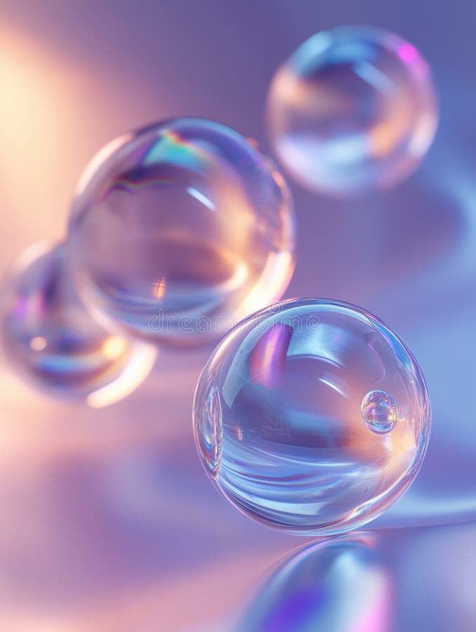 Floating Holographic Spheres Create a Captivating Display of Color and ...