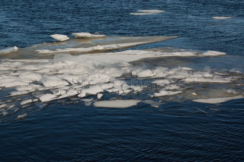 Floating ice stock image. Image of river, season, specific - 86451263