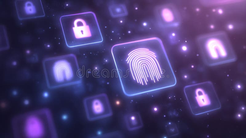 Floating Icons Representing Two-factor Authentication, Password ...