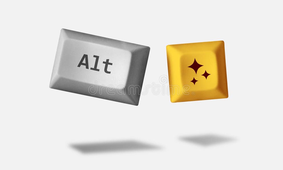 Floating Imaginary Keyboard Keys Shortcut for Artificial Intelligence ...