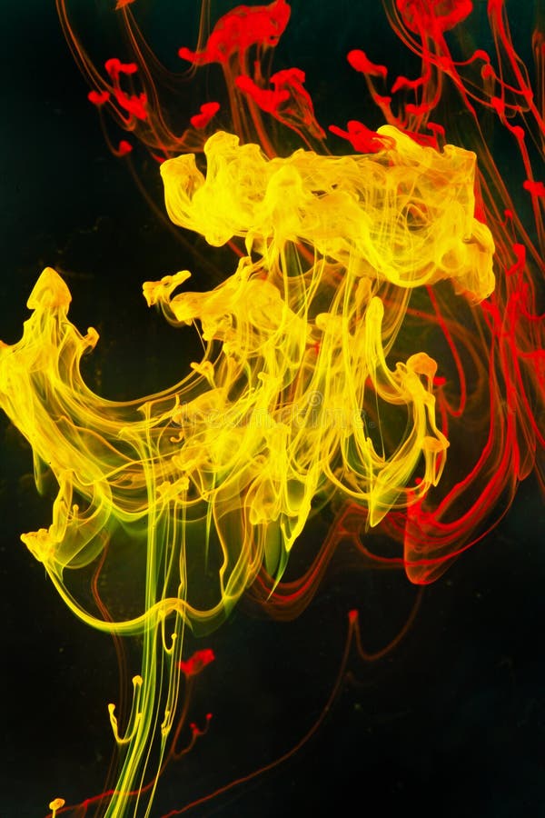 Floating Ink stock image. Image of background, colors - 86361391