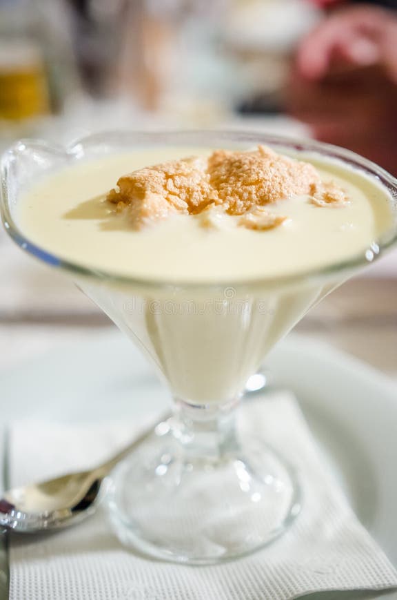 Floating island (dessert) stock photo. Image of vanilla - 57328318