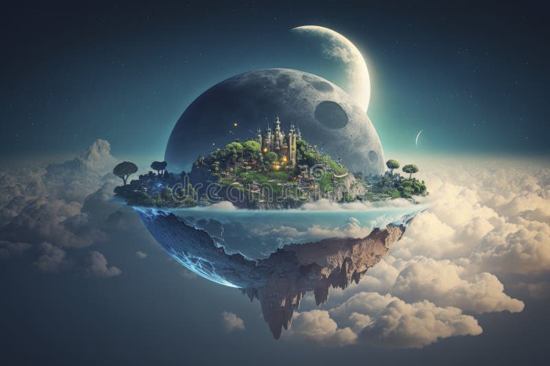 Land Art Of Two Moons