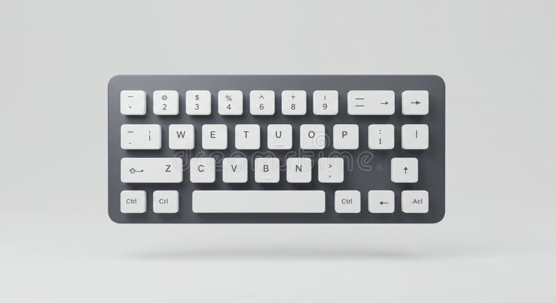 Floating Keyboard Keys Stock Illustrations – 205 Floating Keyboard Keys ...