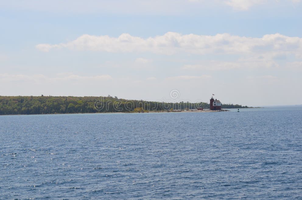 Floating Lighthouse System stock image. Image of reflection - 55663587