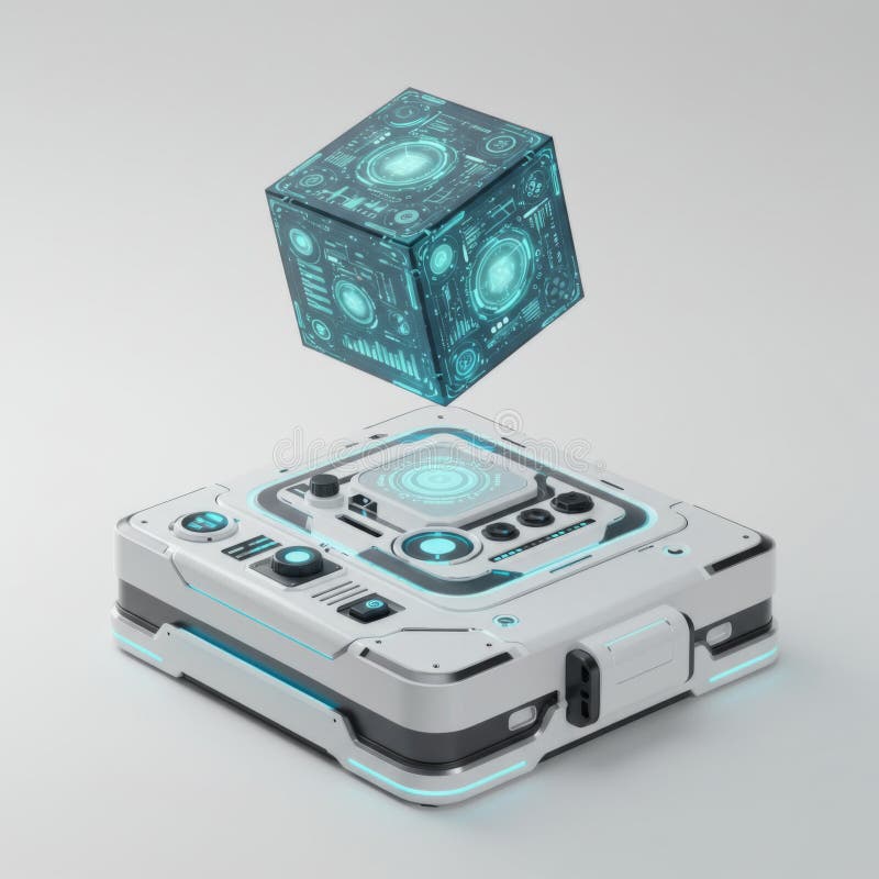 Luminous Geometric Shape Platform Stock Illustrations – 355 Luminous ...