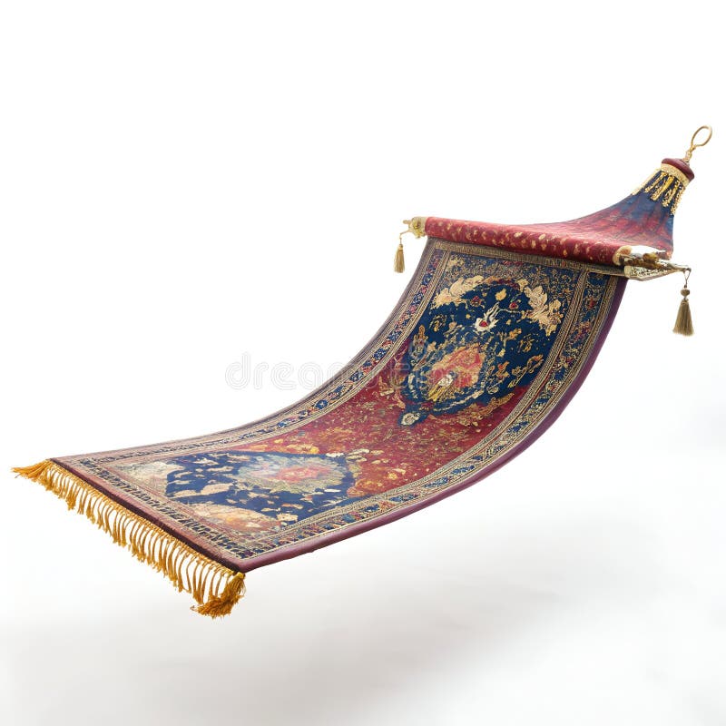 Floating Magic Carpet, Fantasy Concept of Flying Object Stock ...