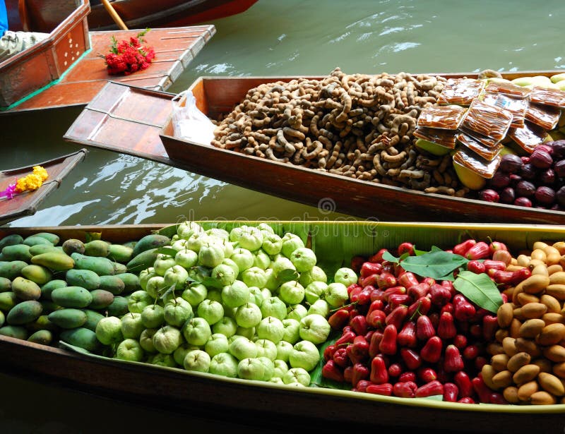 Floating market thailand stock image. Image of farming - 5549569