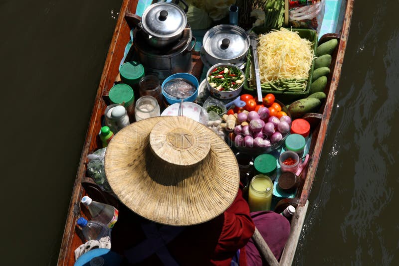 The Famous Floating Market editorial photography. Image of small ...
