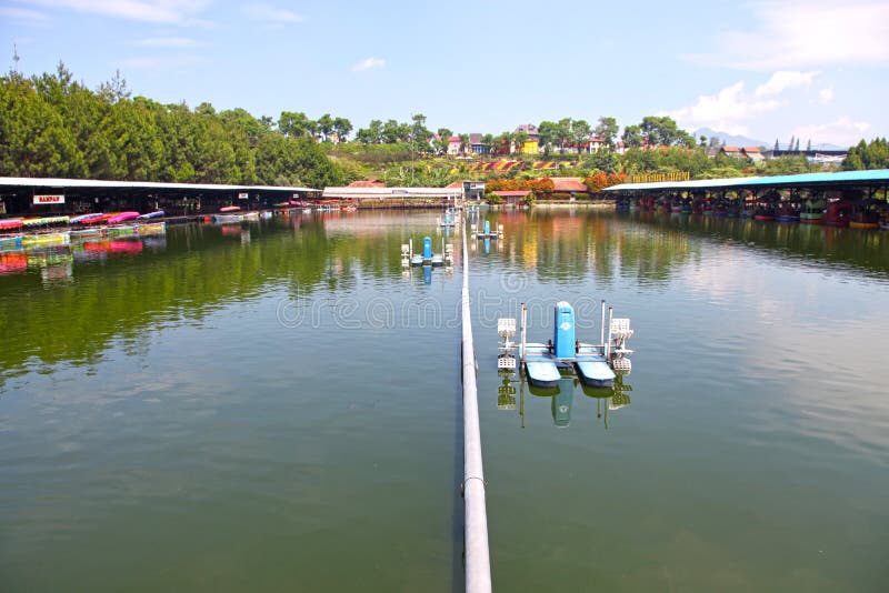 Floating Market in Lembang, Bandung, Indonesia. Editorial Image - Image ...