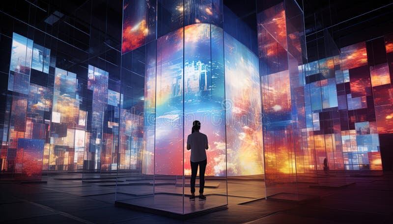 Floating Media Screens, Projecting Immersive Images that Interact with ...