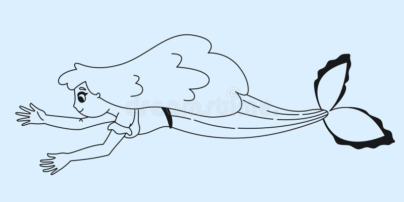 Mermaid View Stock Illustrations – 254 Mermaid View Stock Illustrations ...