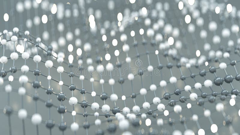Floating Mesh of Network Abstract 3D Render Illustration Stock ...