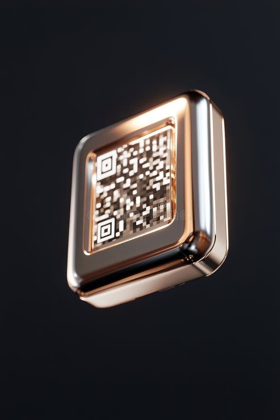 Floating in Mid-air, the Metallic Shipping Label Showcases an Engraved ...