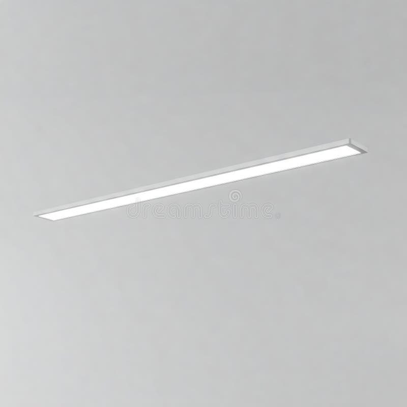 Floating Monitor Light Bar, Solid White Background Stock Illustration ...