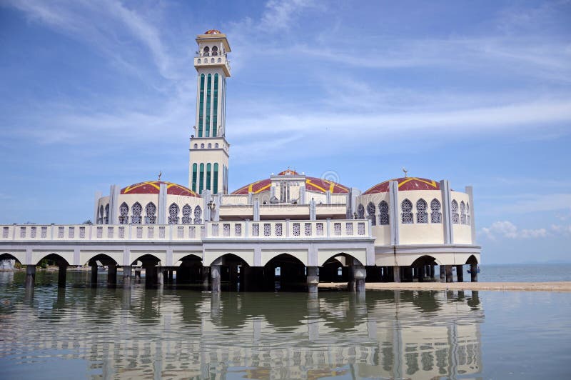 Floating Mosque, Malaysia stock photo. Image of landmark - 9265306