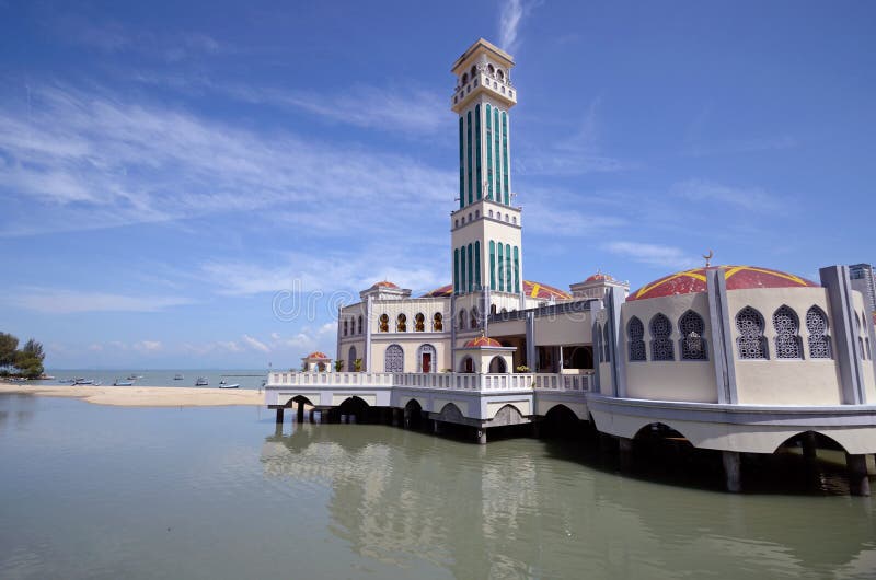Floating Mosque stock photo. Image of penang, malaysia - 23650450