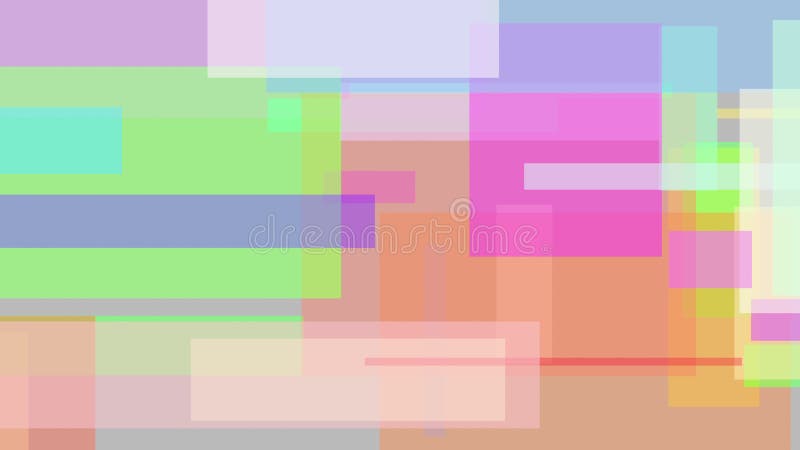 Floating Multicolor Rectangles. Loopable Motion Background Stock Video ...
