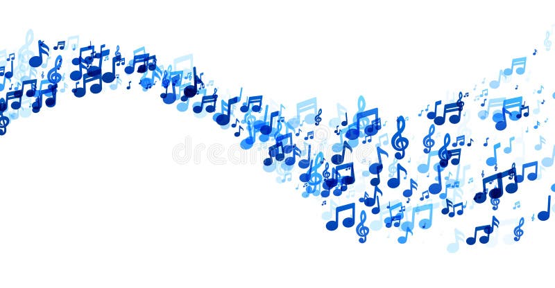 Floating Music Notes Stock Illustrations – 433 Floating Music Notes ...