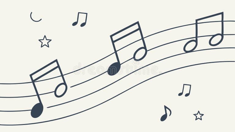 Floating Music Notes Melody Harmony Artistic Expression Vector, Vector ...