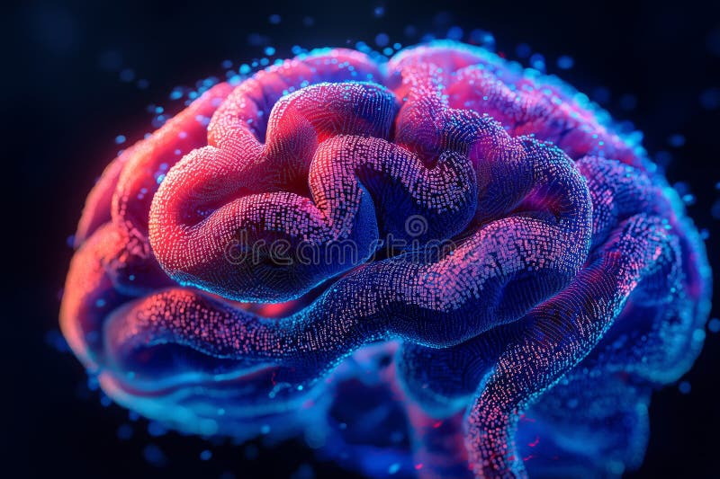 Floating Numbers and Vibrant Colors Create a Mesmerizing Brain ...