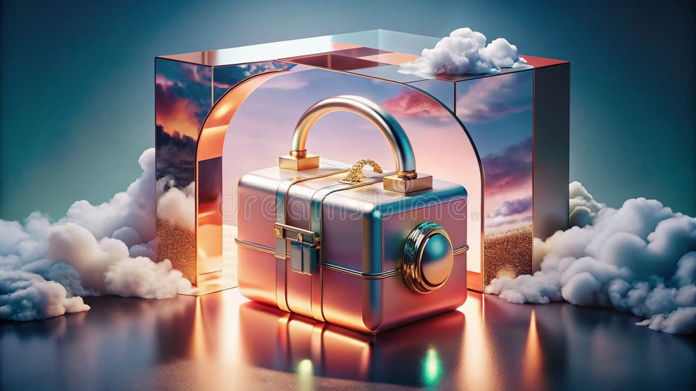 Floating Objects in a Surreal Handbag Box Reflection a Stunning Visual ...