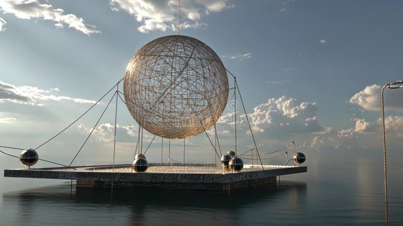 A Floating Observatory Surrounded by S of Strings Studying the Patterns ...